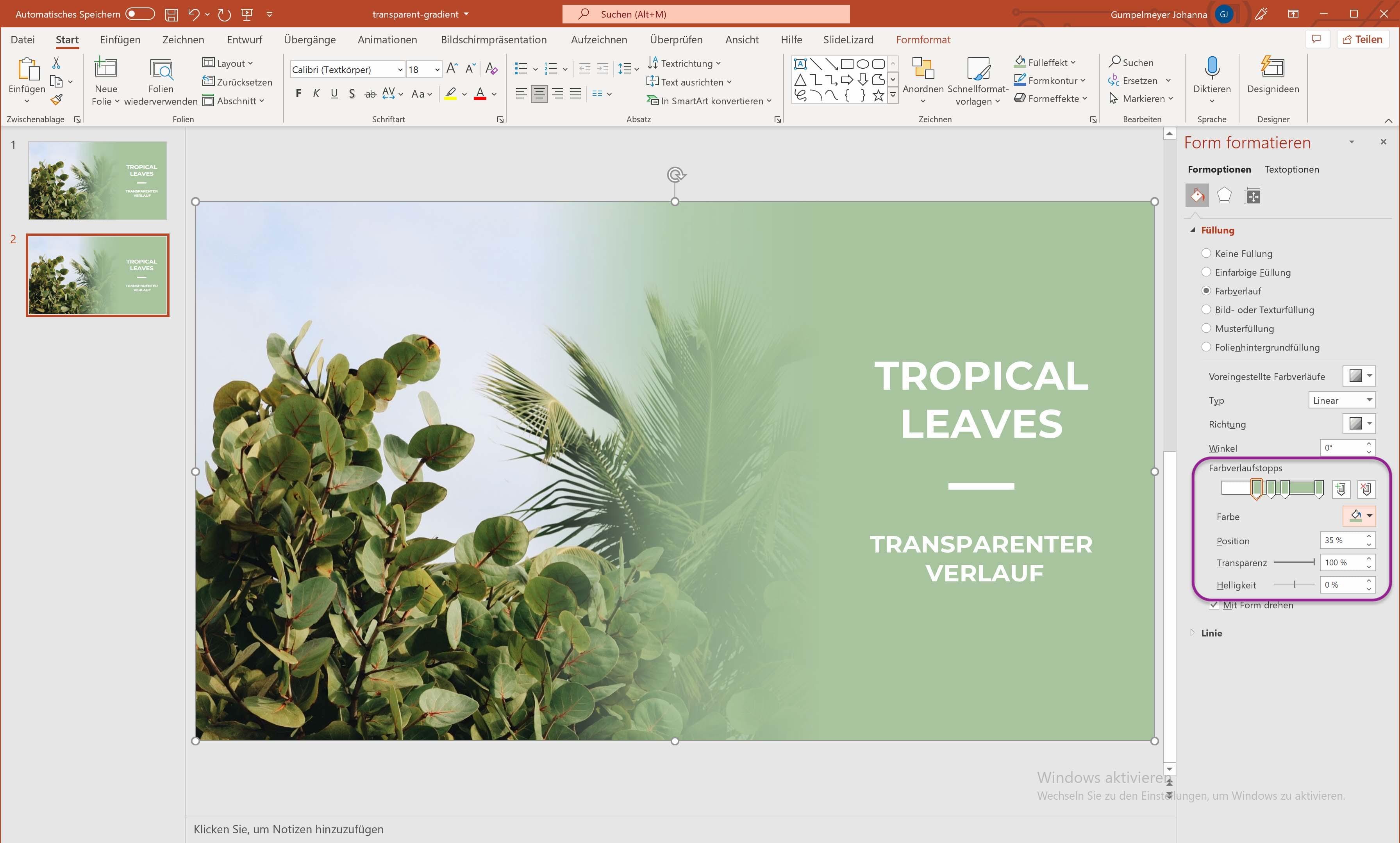Bilder In PowerPoint Transparent Machen 2022 SlideLizard 
