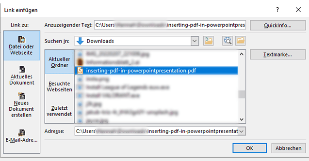 Can You Link Pdfs In Powerpoint