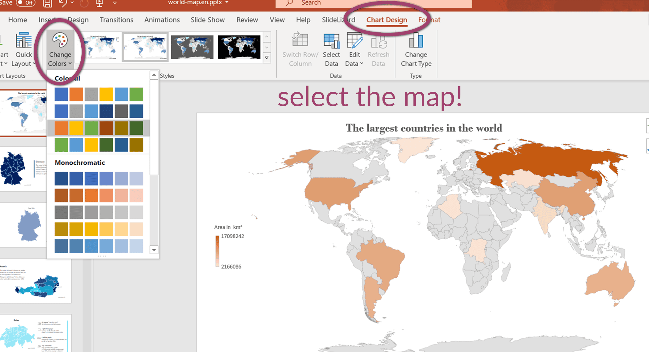 Editable Country World Maps For PowerPoint 2022 SlideLizard 