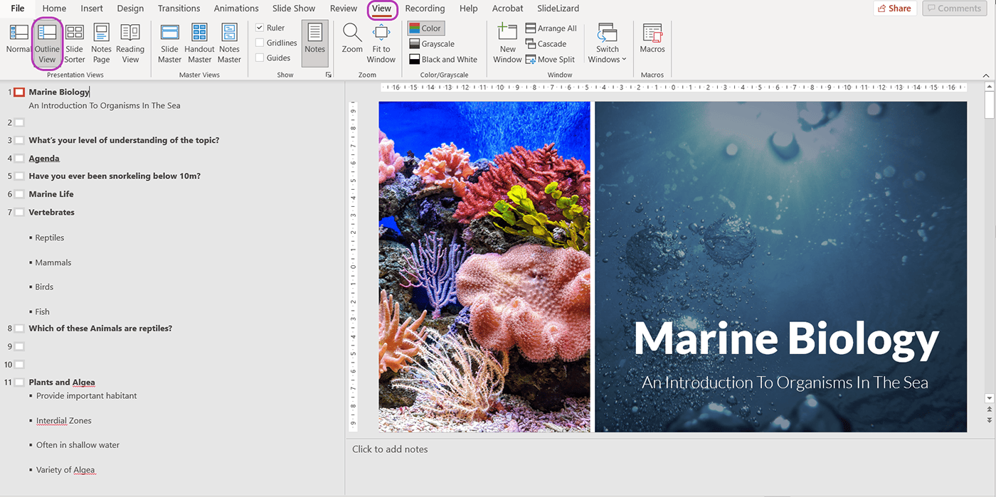 How To Insert A Table Of Contents Slide In Powerpoint Brokeasshome