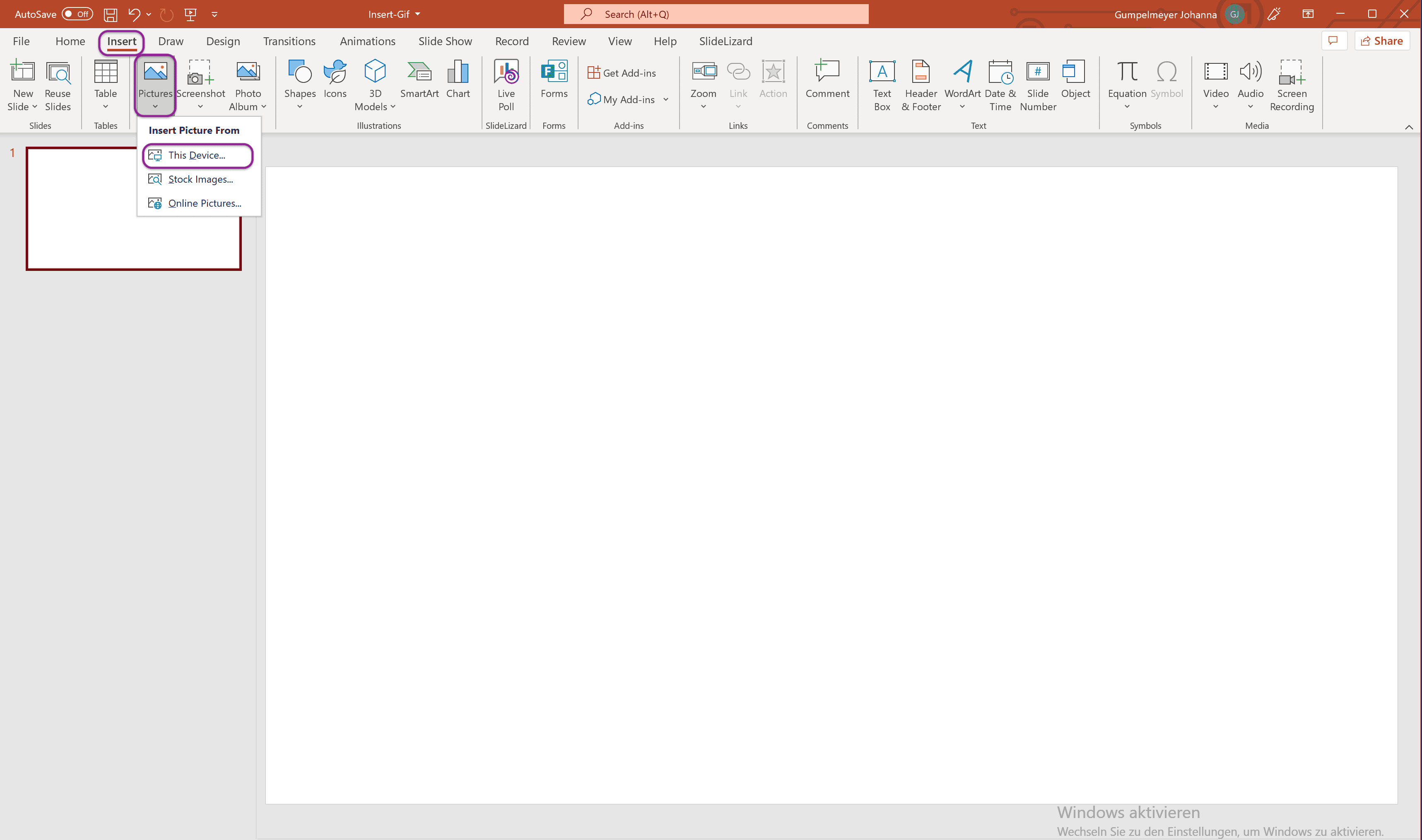 Create And Insert GIFs In PowerPoint 2022 SlideLizard 