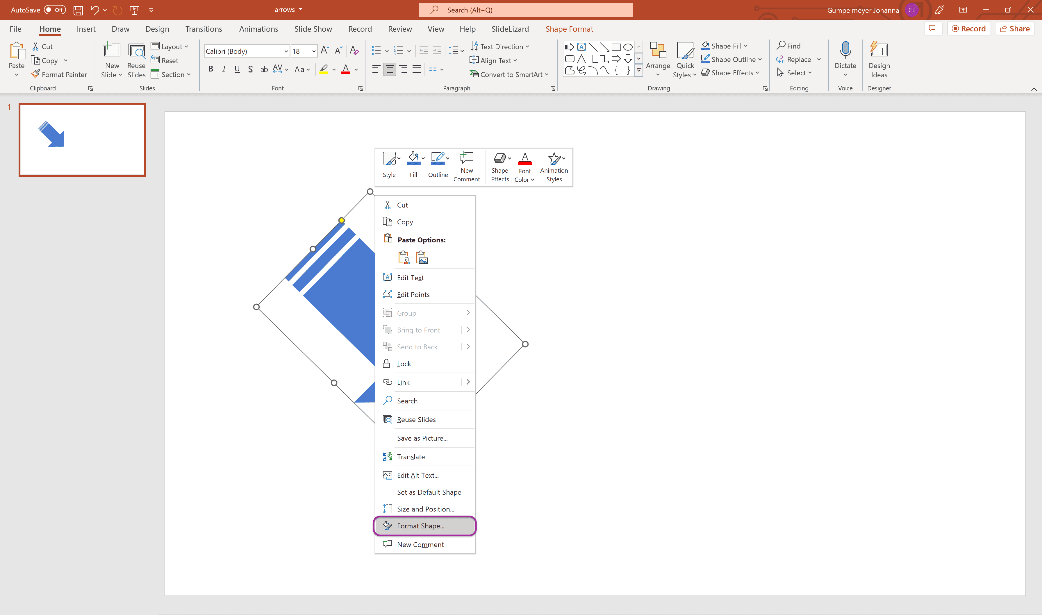 Create Curved Arrows In PowerPoint 2022 SlideLizard 
