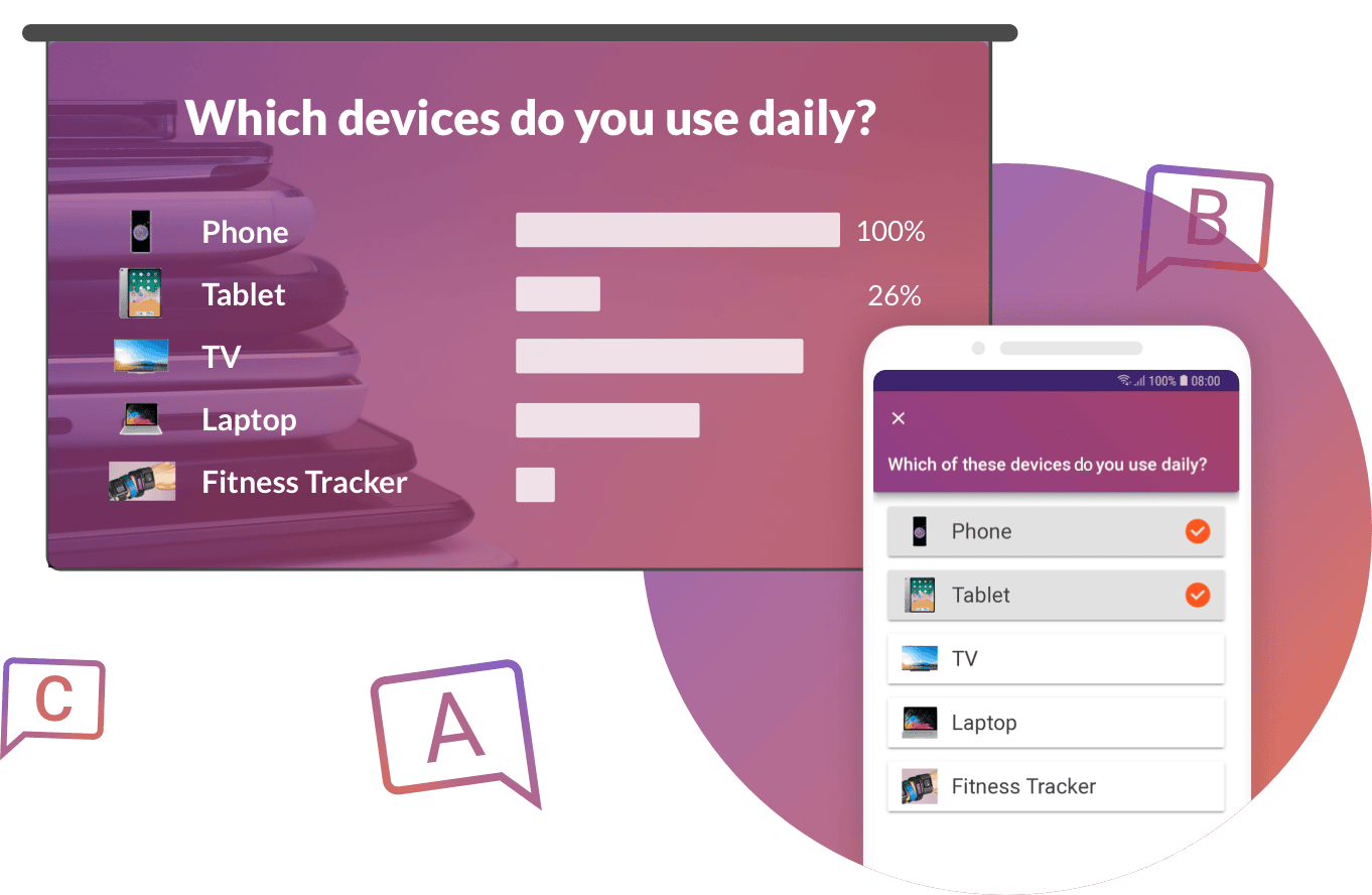 Audience Live Polls SlideLizard 